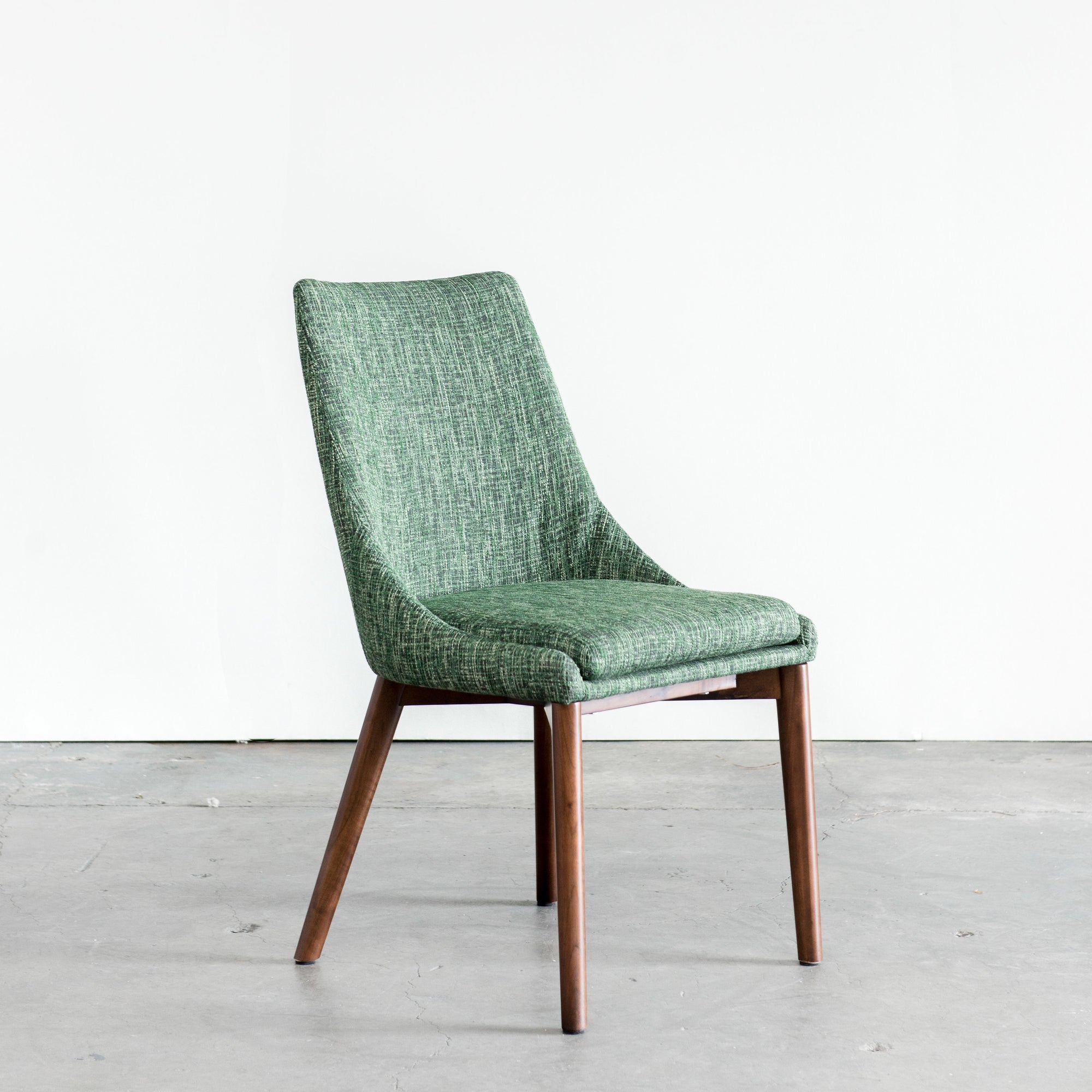 Pascal Upholstered Modern Chair With Walnut Base｜GINGKO - Gingko Furniture